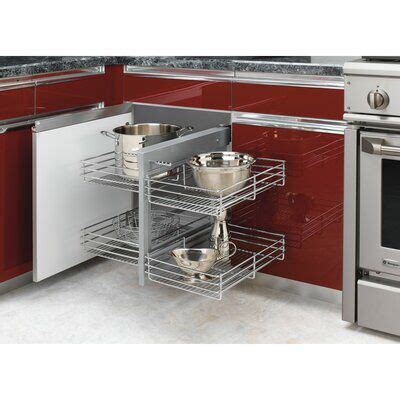 Rev A Shelf Rev A Shelf Pull Out Blind Corner Kitchen Cabinet Organizer Wayfair Blind Corner