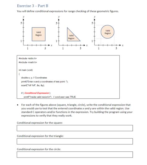 solved you will define conditional expressions for range
