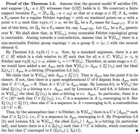 Logic Iterated Forcing By A Standard Argument There Is A Club