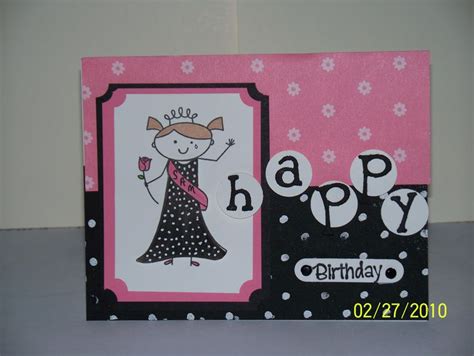 Happy Birthday Princess Happy Birthday Princess Stamped Cards