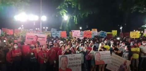 Harapan Ng Kapitolyo Sa Bayan Ng Lingayen Dinagsa Ng Maraming Pangasinense Kasabay Ng Panawagan