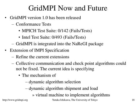 Ppt Gridmpi ： Grid Enabled Mpi Powerpoint Presentation Free Download