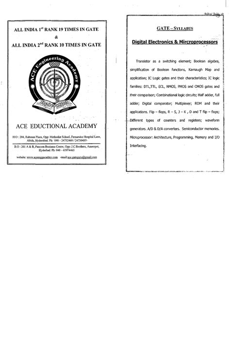Digital Electronics And Microprocessors Docsity