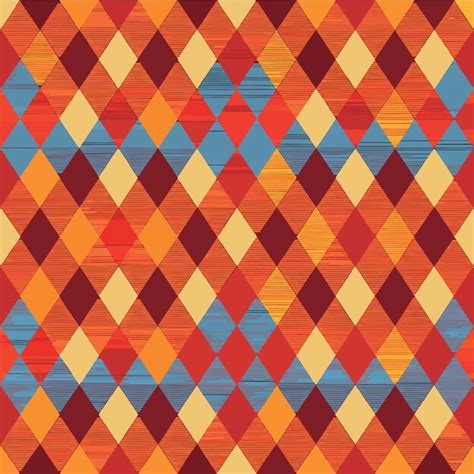 Seamless Classical Argyle Pattern Premium Ai Generated Vector
