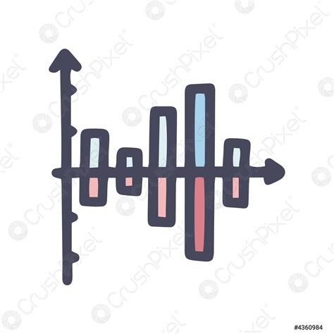 Bar Chart Color Vector Doodle Simple Icon Stock Vector 4360984 Crushpixel