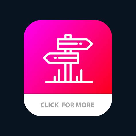 Direction Hotel Motel Room Mobile App Button Android And Ios Line