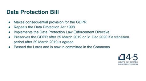 Gdpr Introduction And Overview Pptx