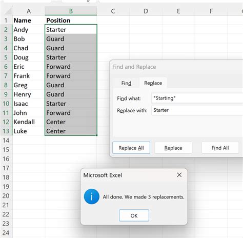 excel formula replace if cell contains specific text