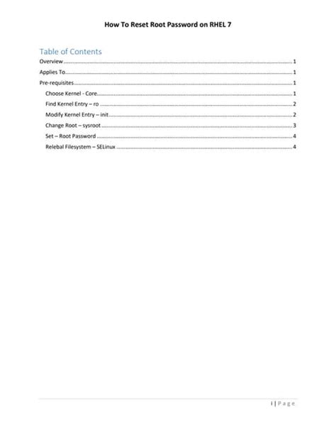 How To Reset Root Password On Centos 7 Pdf