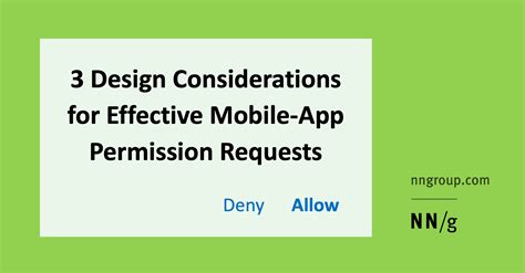 3 design considerations for effective mobile app permission requests