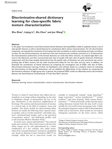 pdf discriminative shared dictionary learning for class specific