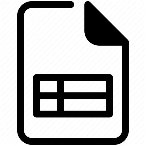 Document Excel File Format Spreadsheet Table Xlsx Icon Download On Iconfinder