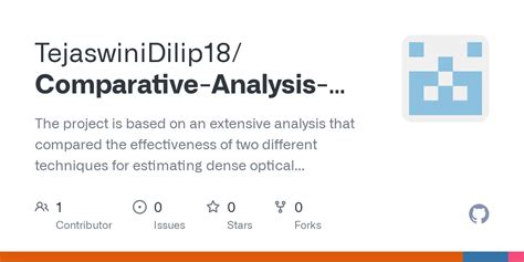 Github Tejaswinidilip18comparative Analysis Of Optical Flow