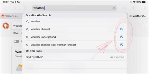 ios 12 2 adds smart search field query modification arrows infinite