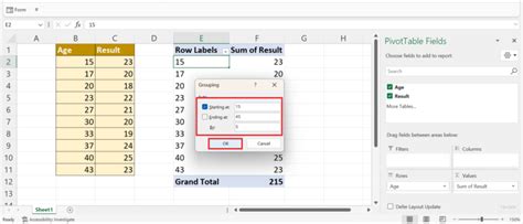 How To Group Values In Pivot Table By Range In Excel Sheetaki