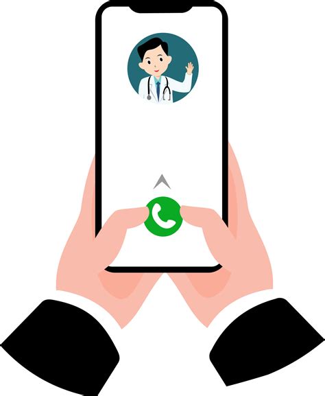 Illustration Of A Hand Holding A Mobile Phone Making A Phone Call To A