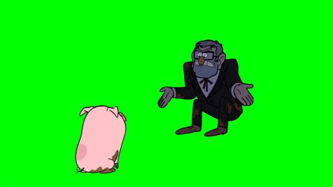Grunkle Stan Saying Dont Give Me That Look To The Pig Meme Gravit