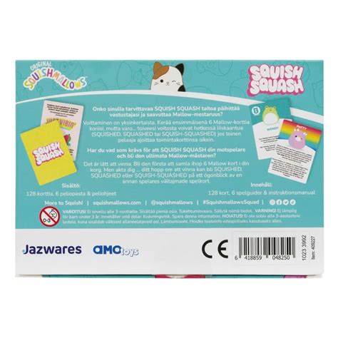 Squishmallows Squish Squash Korttipeli Muovi Ja Lelu
