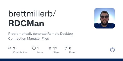 GitHub Brettmillerb RDCMan Programatically Generate Remote Desktop Connection Manager Files
