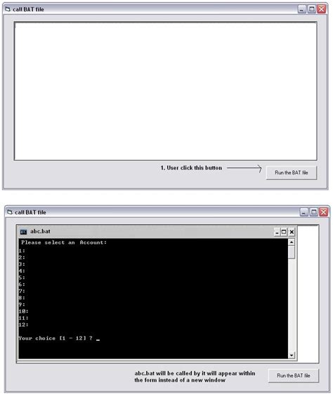 Can I Embed A Bat File Into A Vb Form Vbforums