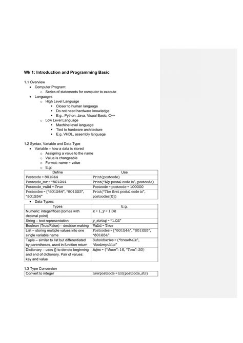 Python Notes For Ab0403 Decision Making With Programming And Analytics