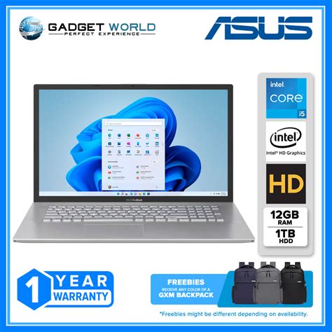 Asus Vivobook Laptop Intel Core Th Gen I Core Gb Ram Tb Hdd X J Windows