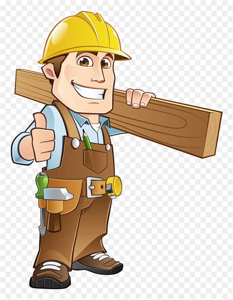 Construction Worker Cartoon Clipart Free