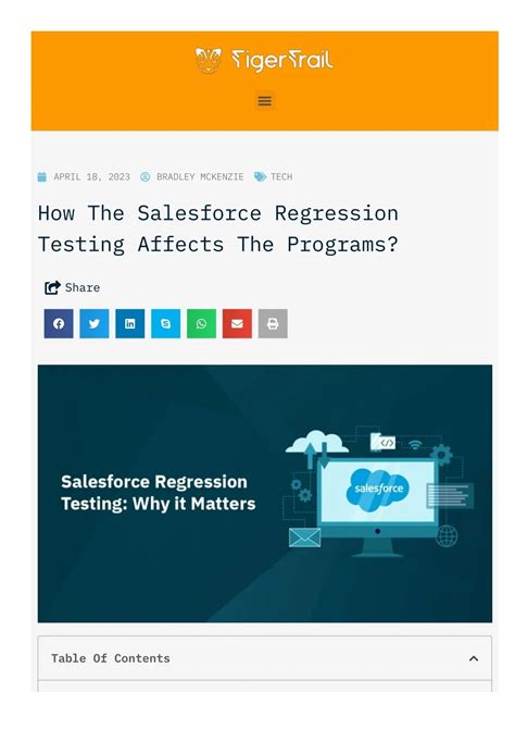 Ppt How The Salesforce Regression Testing Affects The Programs