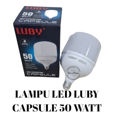 Jual Premium Lampu Led Luby Capsule Garansi Tahun Lampu Led Luby Kapsul Garansi Putih