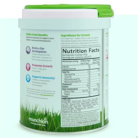 Sữa Munchkin Grass Fed Số 2 Của Úc Cho Trẻ Từ 6 đến 12 Tháng Hộp 730g