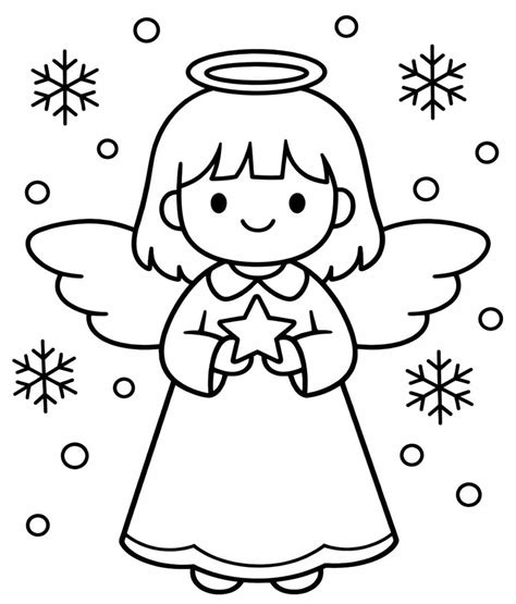Christmas Angel Coloring Games Coloringgamesnet