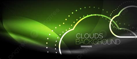Vector Cloud Computing Network Symbol Background Symbol Information Monitor Background Image