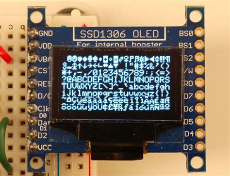NEW PRODUCT Monochrome 12864 OLED Graphic Display Adafruit Industries Makers Hackers