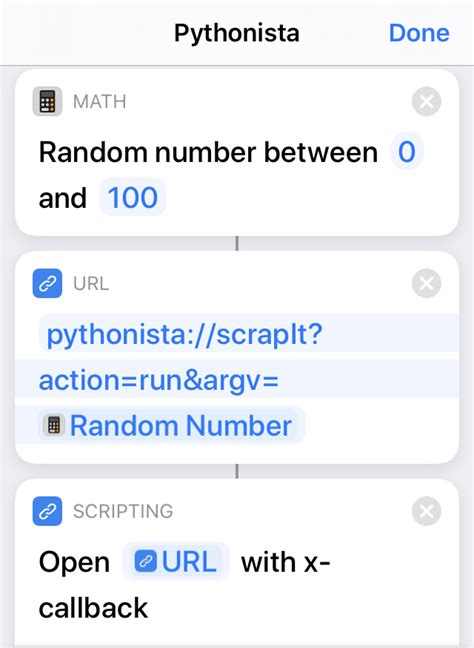 x callback url to shortcuts r shortcuts