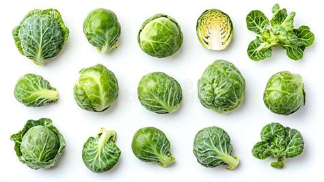 Vibrant Green Brussels Sprouts A Fresh And Healthy Vegetable Stock Illustration Illustration