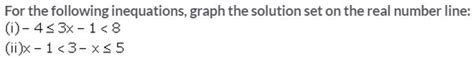Selina Concise Mathematics Class 10 Icse Solutions Linear Inequations