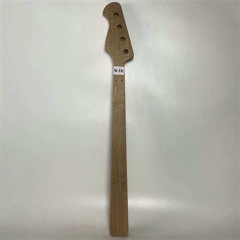 Unfinished Roasted Maple Wood 4 String Bass Neck Reverb Canada