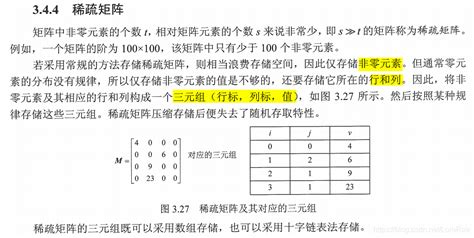 二维及多维数组的存储原理及寻址方式；矩阵的存储及基本操作；三元组表和十字链表存储的稀疏矩阵的基本操作用二维数组模拟十字链表实现矩阵物理存储 Csdn博客