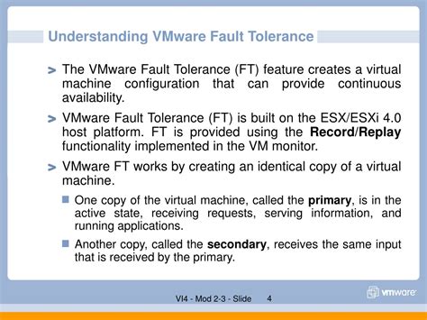Ppt Vmware Fault Tolerance For Continuous Availability Powerpoint Presentation Id 9529887