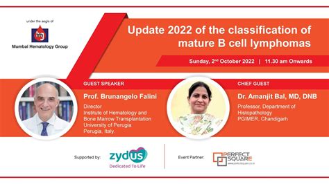 Update 2022 Of The Classification Of Mature B Cell Lymphomas Youtube