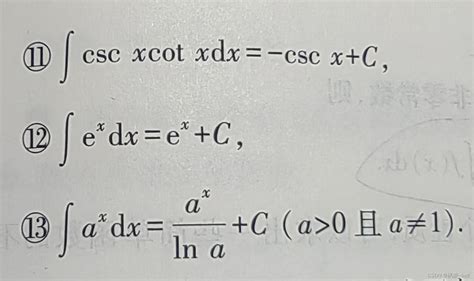 高等数学 定积分公式(常用) Csdn博客 高等数学 定积分公式(常用) Csdn博客