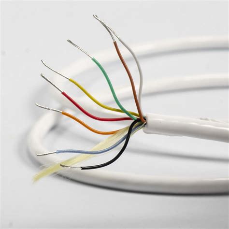 White Medical Grade Silicone Cable 8 Wire 28 Awg Silicone Insulation Od
