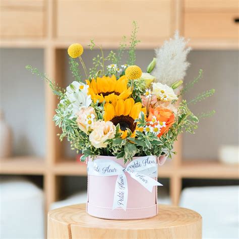 Sunflower Box Arrangement