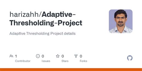 Github Harizahh Adaptive Thresholding Project Adaptive Thresholding Project Details