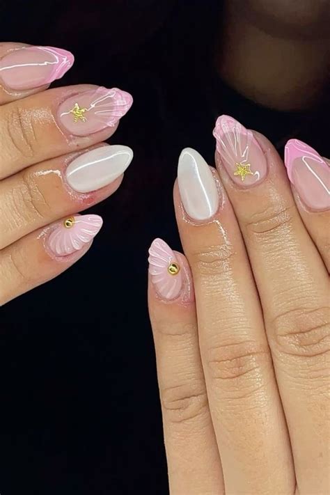 Ongles Dété Roses Avoir De Beaux Ongles Ongles En Gel Simples Idee