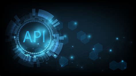 Application Programming Interface Dengan Latar Belakang Biru Alat
