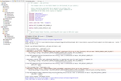 [solved] Creating A New Esp Idf Project With Led Strip Component Errors In Cmakelists Txt