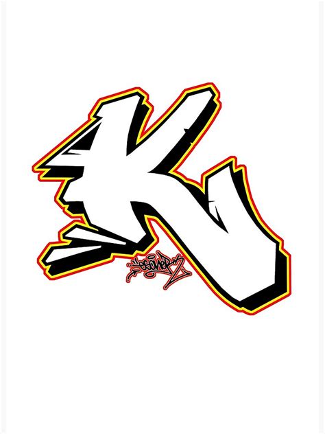 Graffiti Bokstav K Design O Som I 🙂 Painter Alphabet