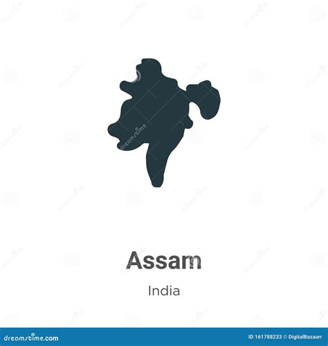 Assam Vector Icon On White Background Flat Vector Assam Icon Symbol