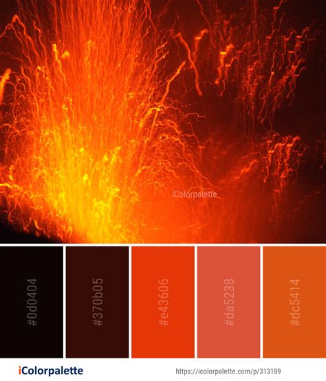 7 Volcano Color Palette Ideas In 2025 Icolorpalette